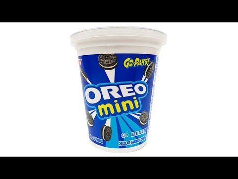 Oreo Mini Cookie Cup Unwrapping - YouTube