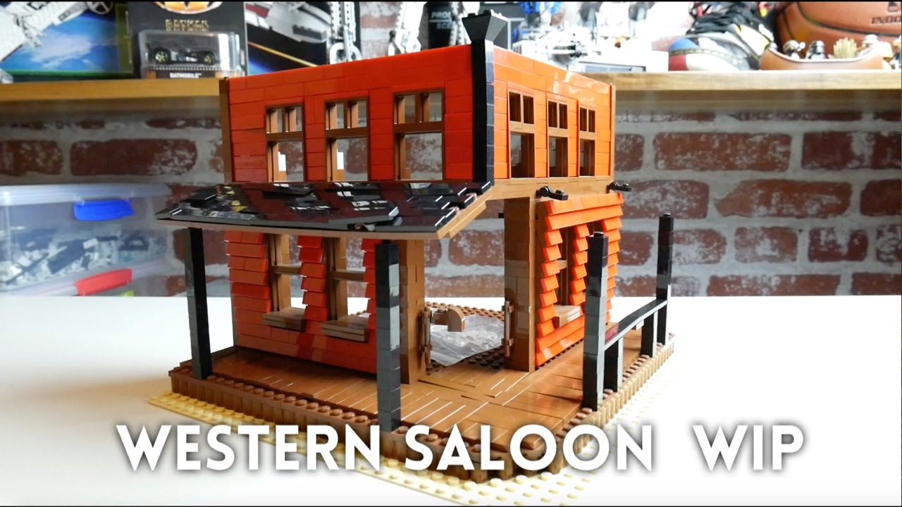 LEGO Western Saloon MOC Update - Tombstone - YouTube
