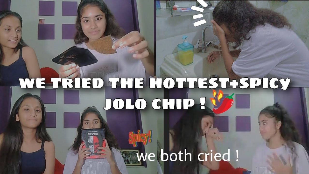 we tried world's hottest JOLO CHIP 🔥 | jolo chip challenge | unboxing ...