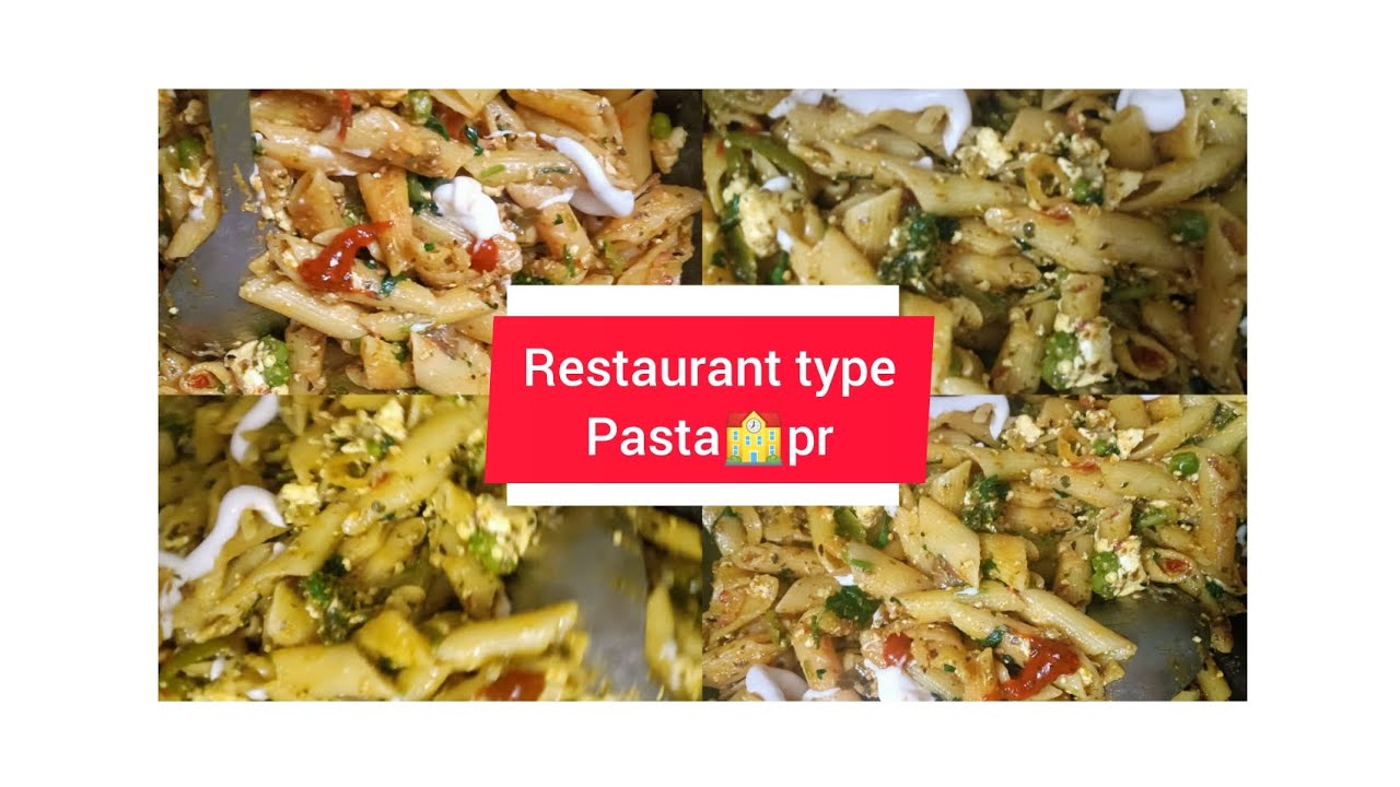 Paneer pasta recipe/restaurant type pasta at home😋 yummy yummy - YouTube