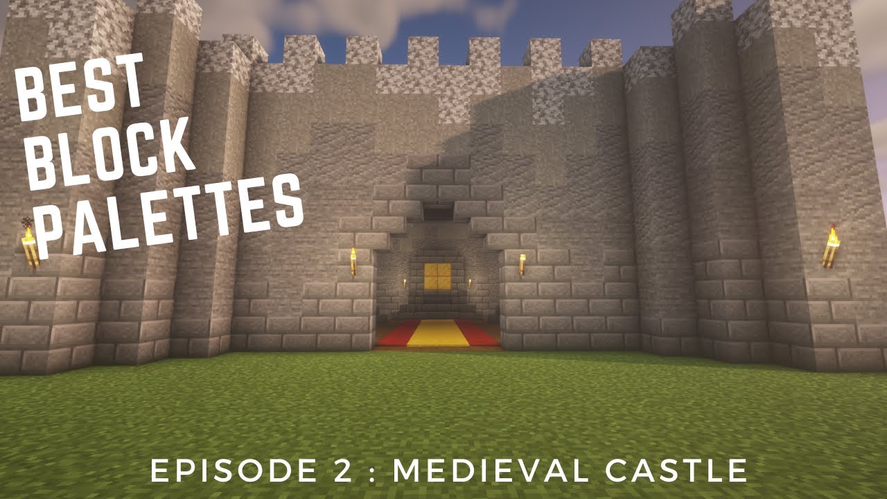 Best Block Palettes Ep 2 : Medieval Castle - YouTube
