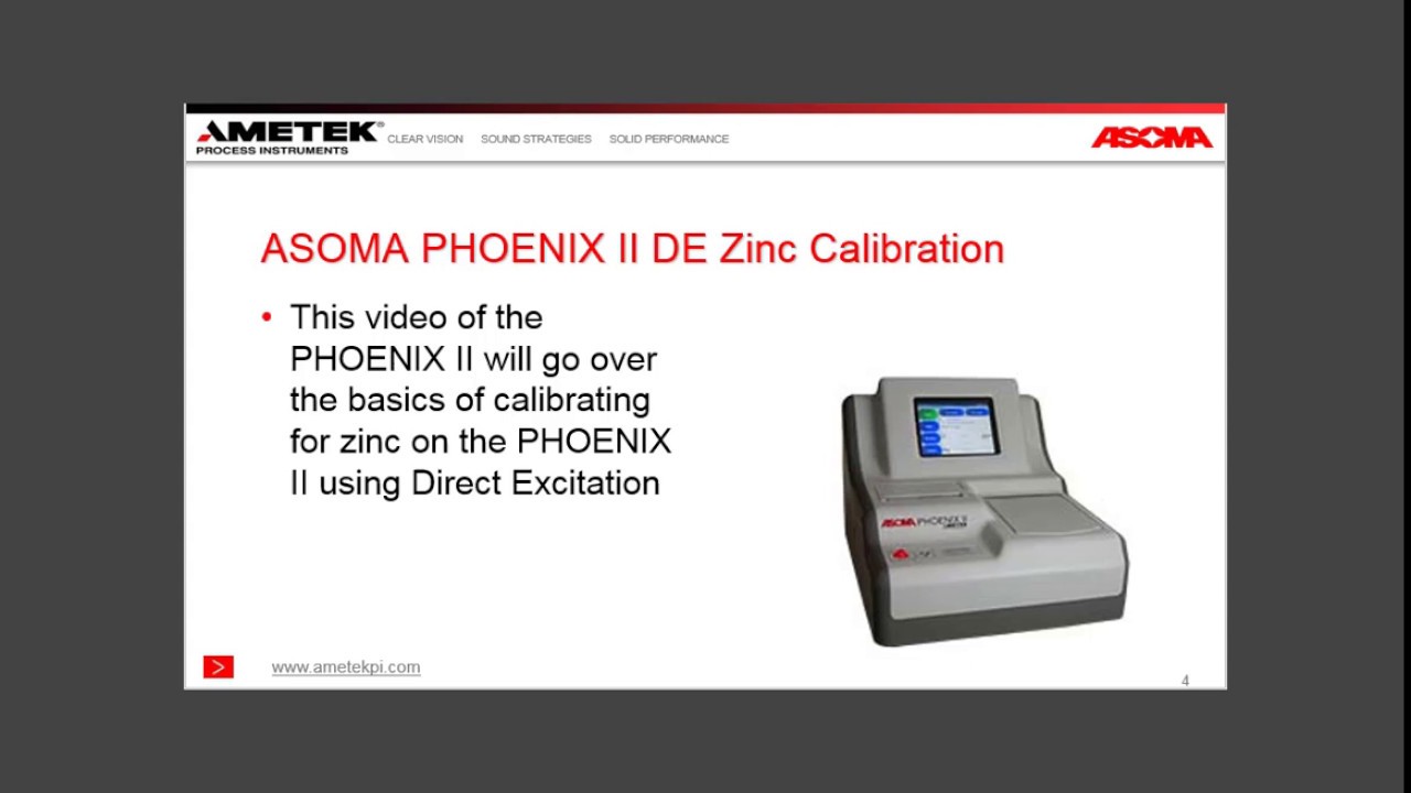 AMETEK Process Instruments Model ASOMA PHOENIX II Zinc Method ...