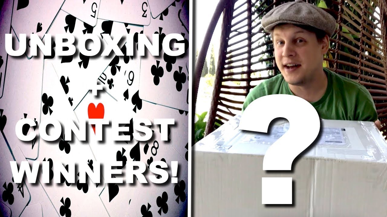 CONTEST: "What's in the BOX?" Winners + UNBOXING! - YouTube