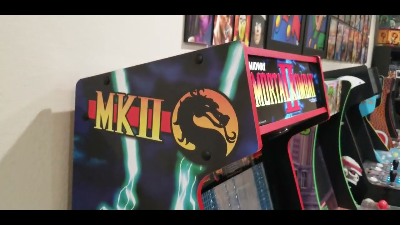 More Raw Footage of the Arcade1up MK2 Deluxe Cabinet - YouTube