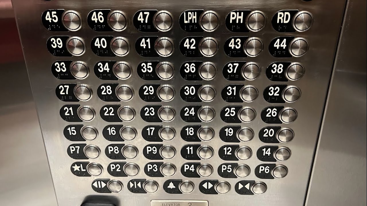 700 FPM ThyssenKrupp Traction Elevators in Brickell, Miami, FL - YouTube