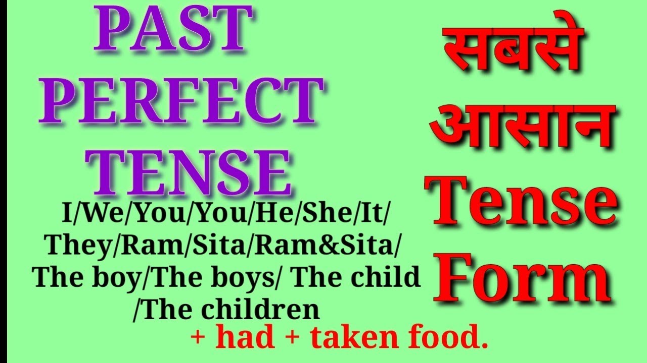 Past Perfect Tense | Past Perfect Tense Sentences - YouTube