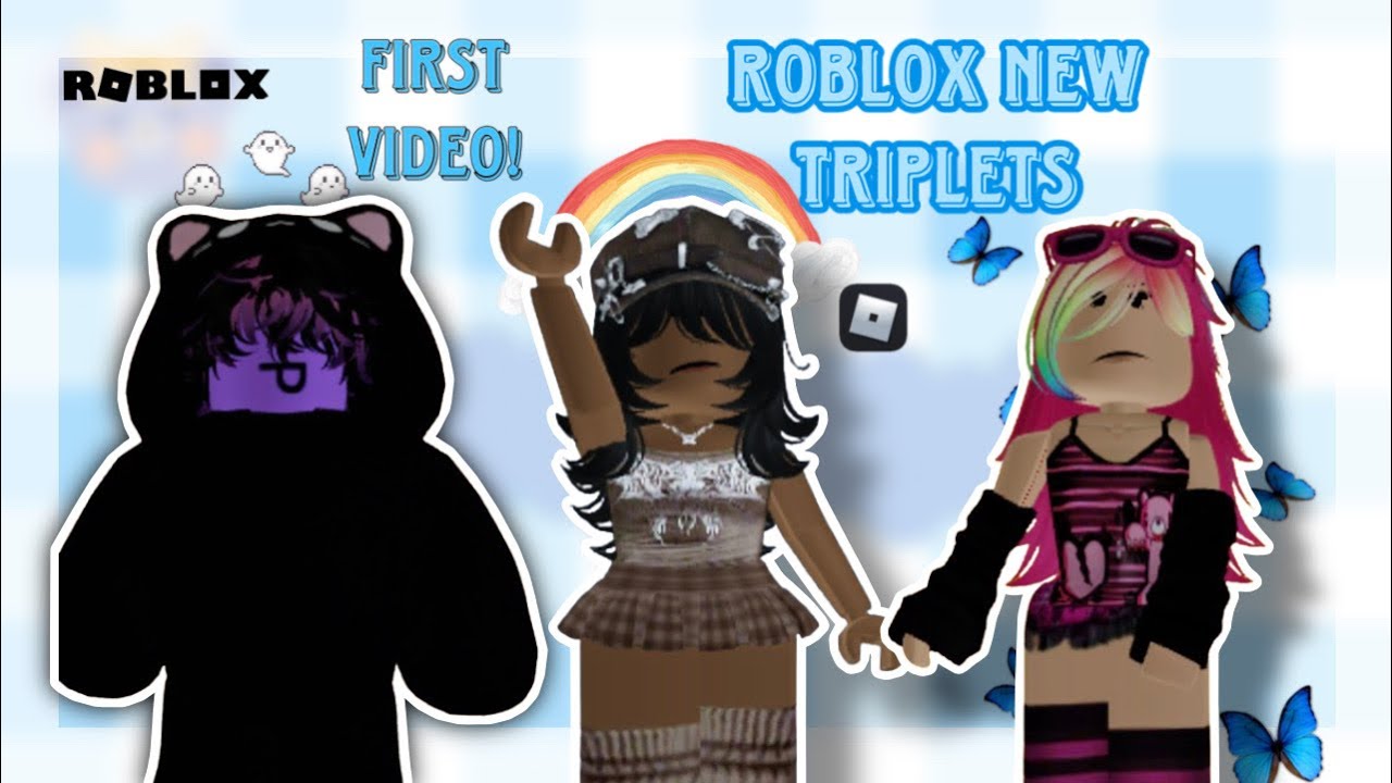 The START of Roblox TRIPLETS | First video | Triplets - YouTube
