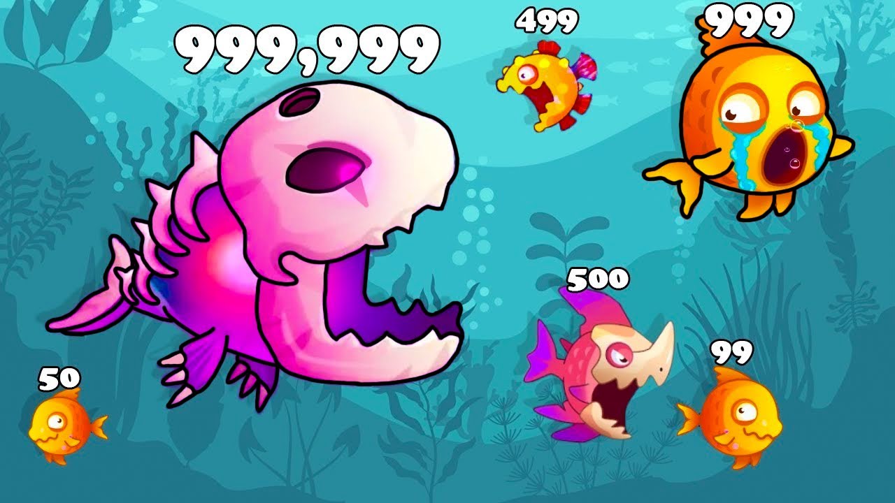 Eat Fish.io - One Of The Strongest Boss Fight (Bone Fish) - YouTube