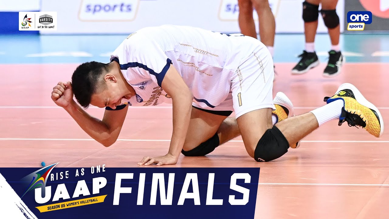 Almendras finds groove late in set 2 | UAAP Season 85 Men's Volleyball ...