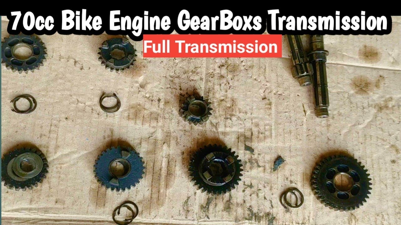 CD70 Engine GearBoxs Transmission Full Details - YouTube