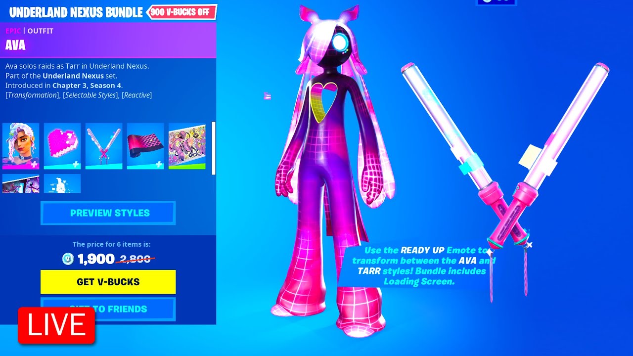 New Ava Skin Releasing Tonight Fortnite Item Shop Youtube
