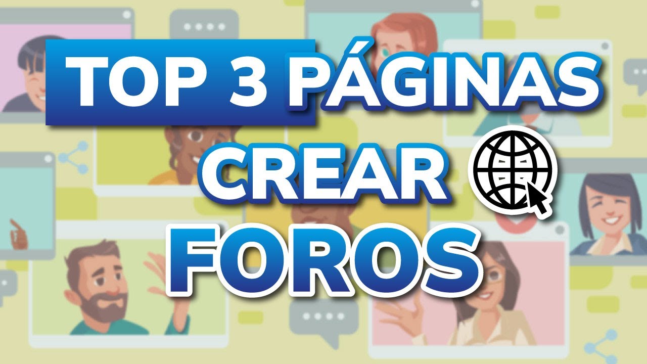 🥇 3 Mejores PÁGINAS para CREAR FOROS Gratis y Fácil (2025) - YouTube