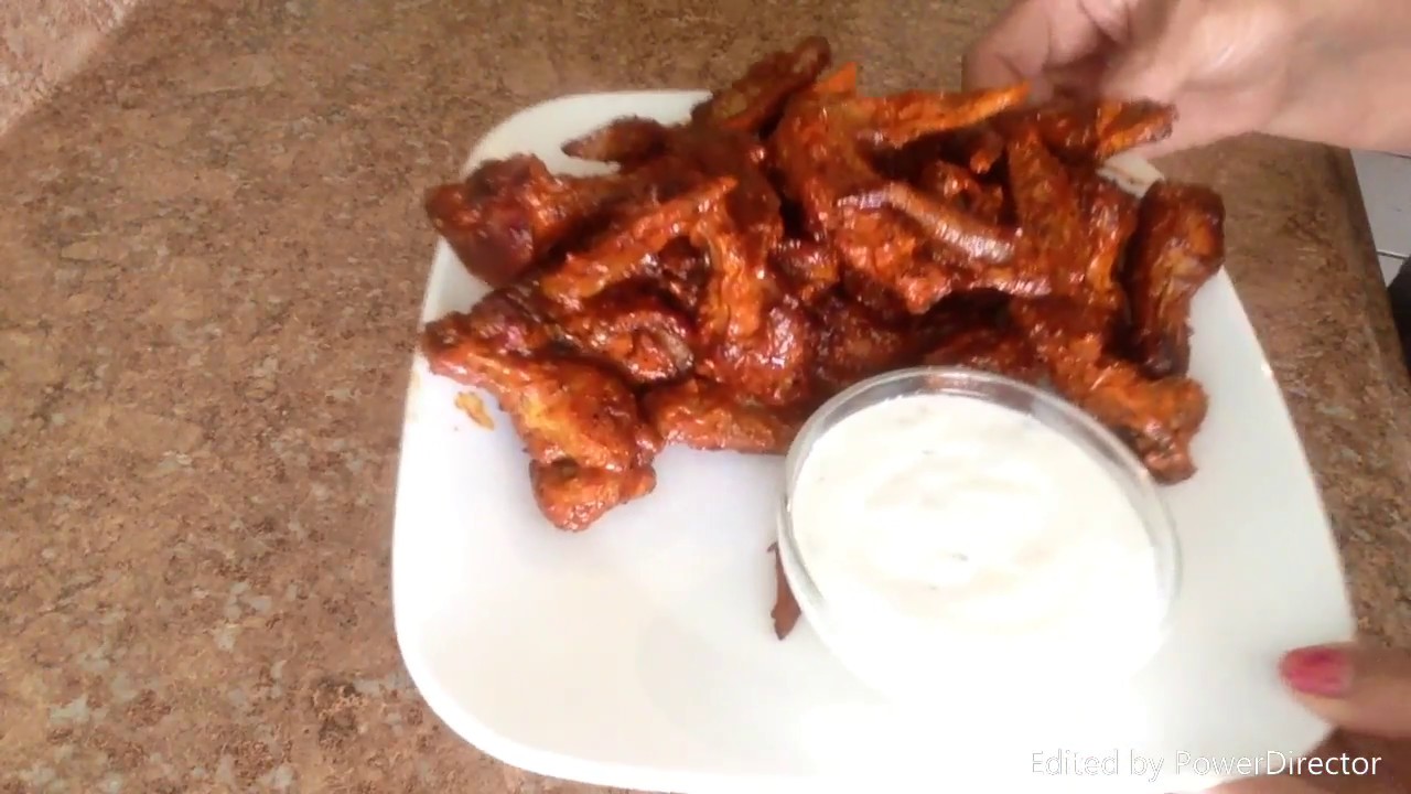 Como Hacer Alitas De Pollo En Chile Chipotle - YouTube