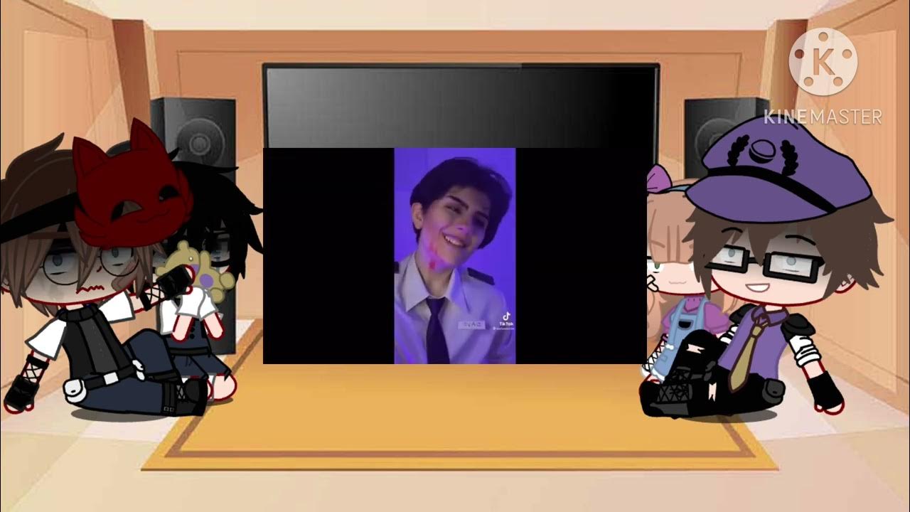 Past Aftons-Mrs Afton react to the future look in desc - YouTube