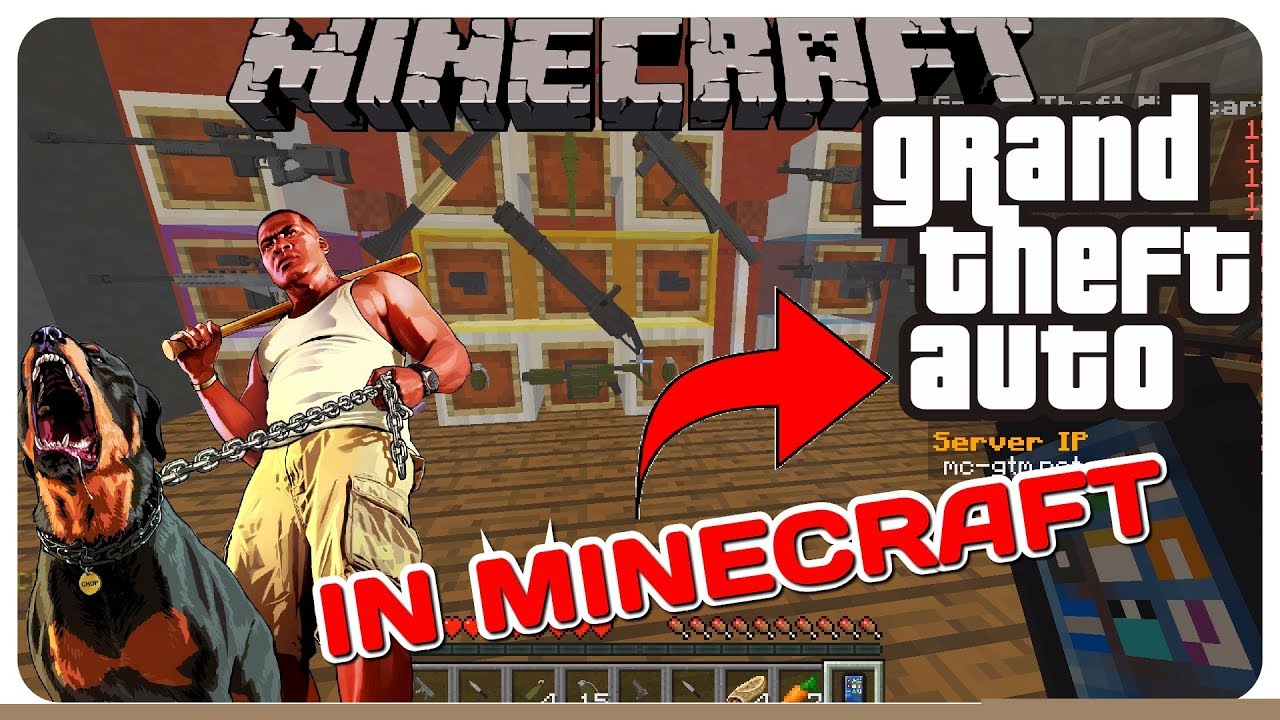 GTA-ONLINE IN MINECRAFT│GRAND THEFT Minecart│[Deutsch/HD] - YouTube