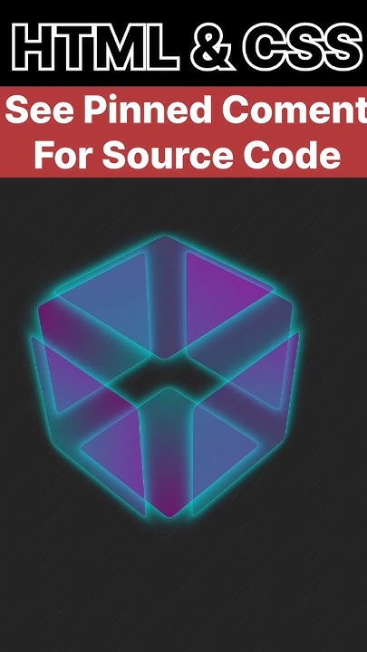 🚀 Build an Interactive 3D Rotating Wireframe Cube with HTML & CSS || #shorts #trending # ...