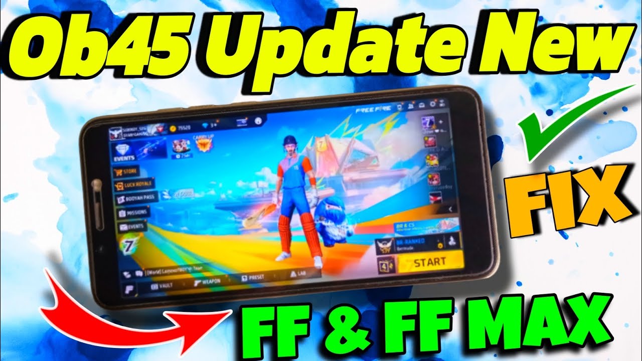 Ob45 Update New Free Fire & Free Fire Max Fix Lag - YouTube