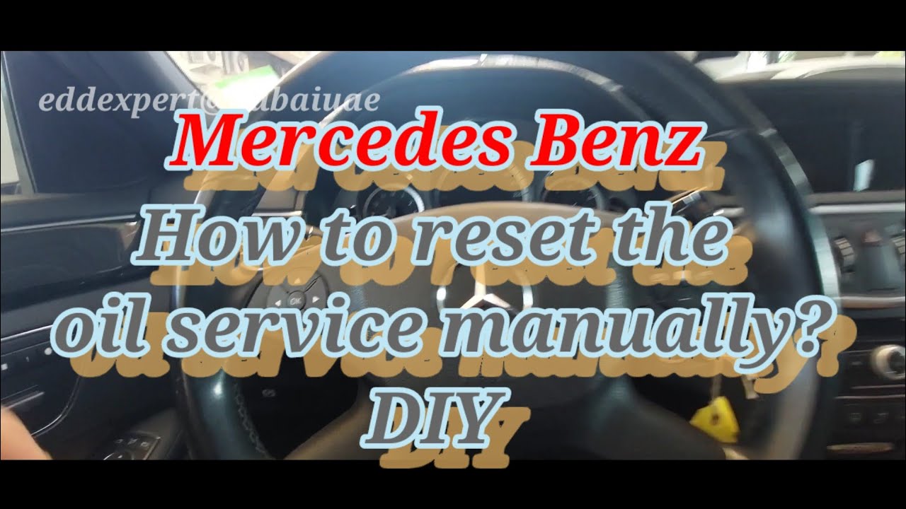 🇵🇭 Mercedes Benz How to reset oil service manually? DIY Just follow the ...