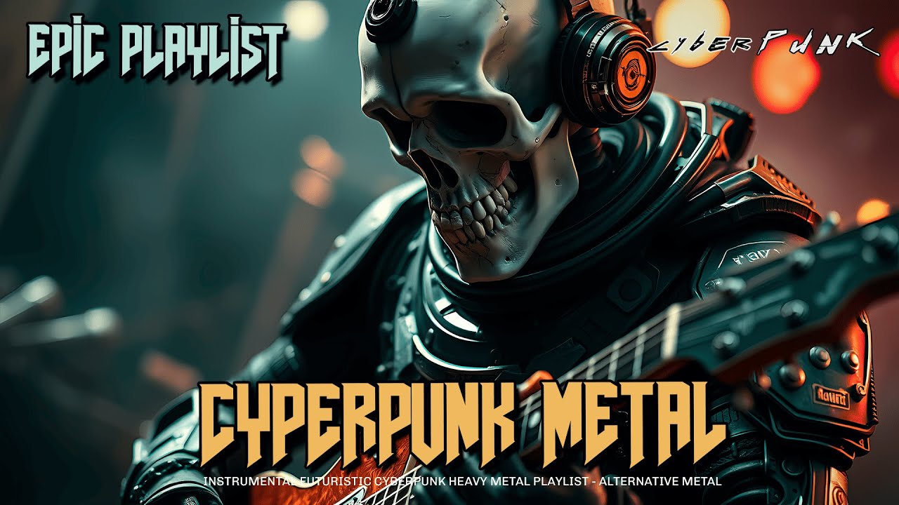 Neon City Cyberpunk Metal 🎸 Epic Soundscapes for Dystopian Worlds - YouTube