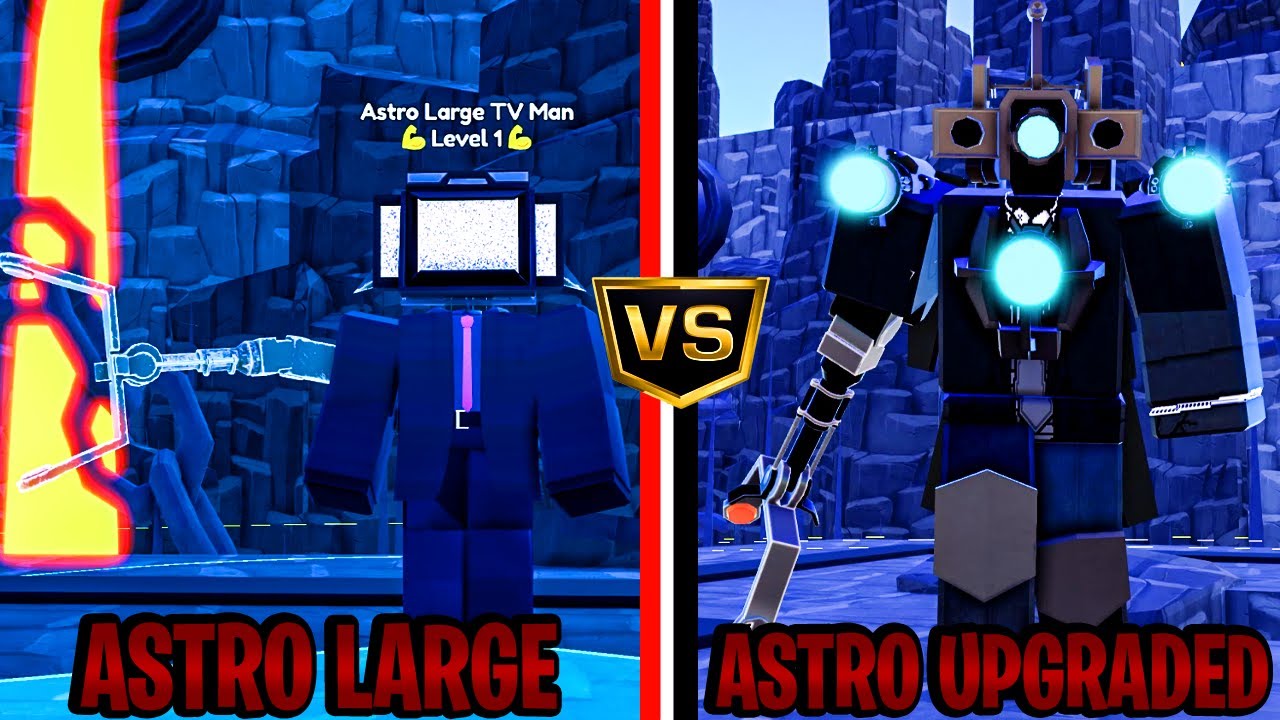 Astro Large TV Man Vs Astro Upgraded Titan Cameraman In Endless Mode ...