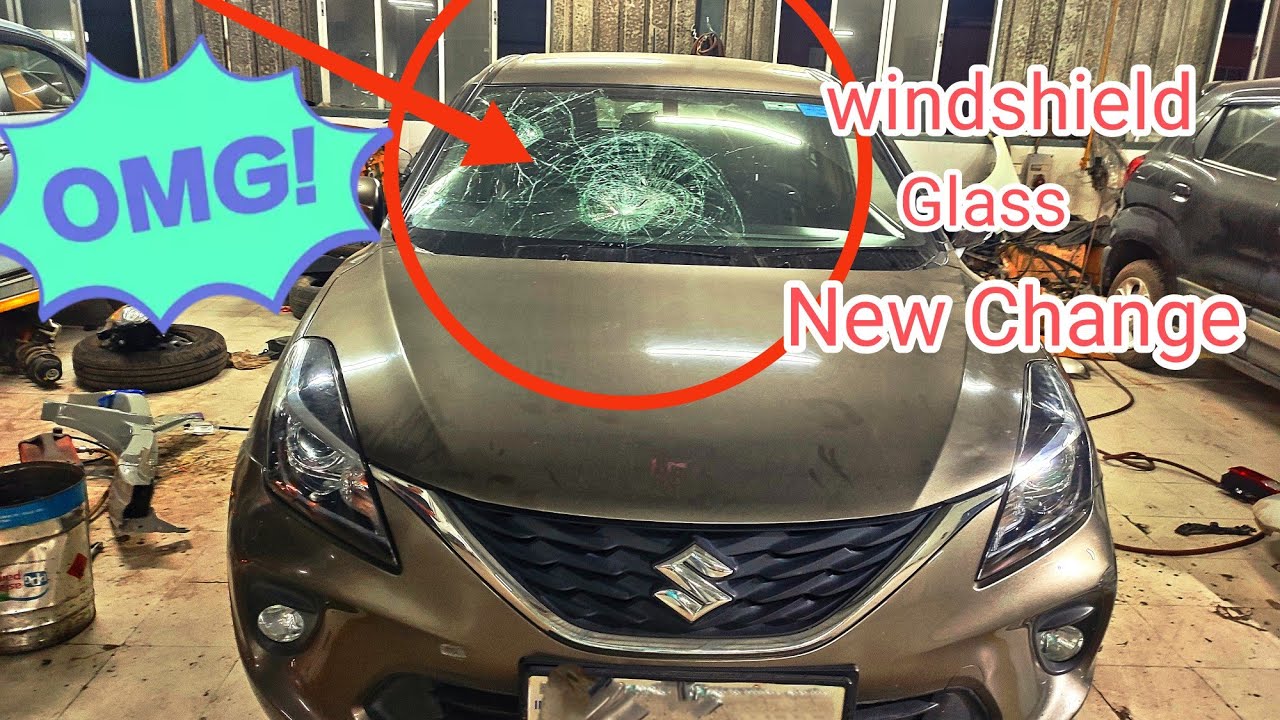 Baleno Windshield Removing Baleno Windshield Glass New Change - YouTube