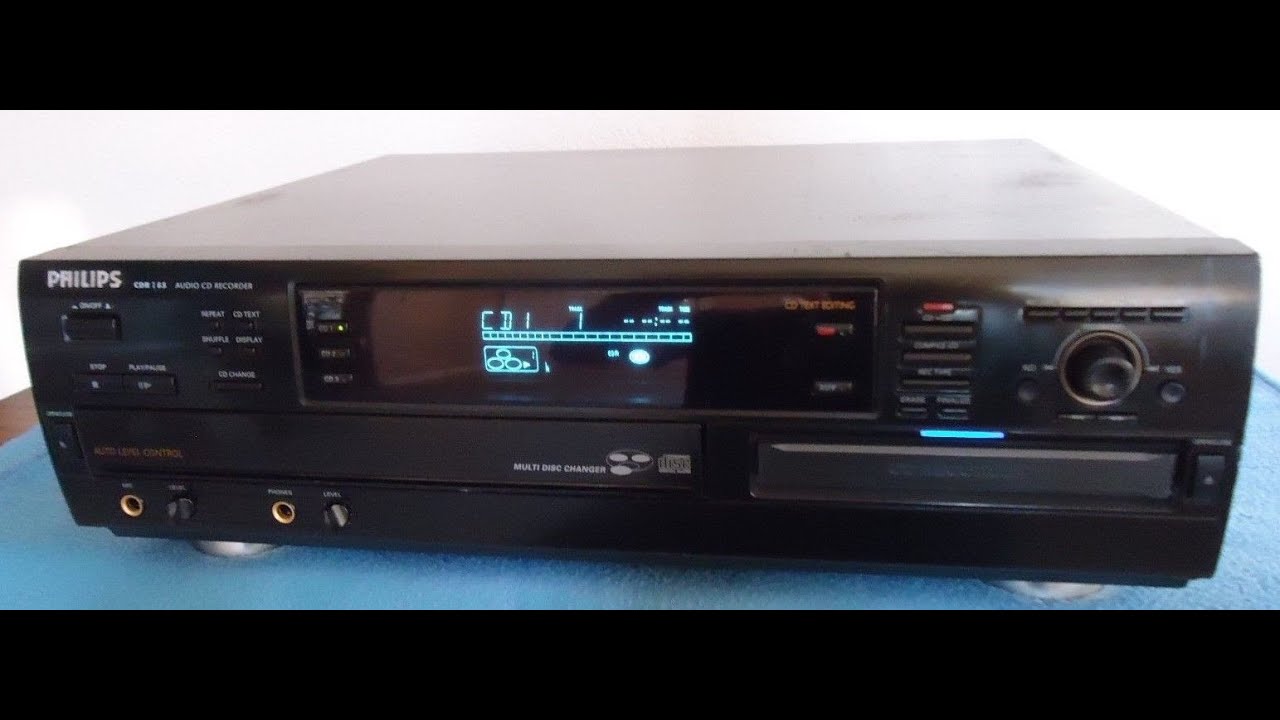 Philips CDR-785 /17 , 3 Compact Disc Recorder / Playback Test - YouTube