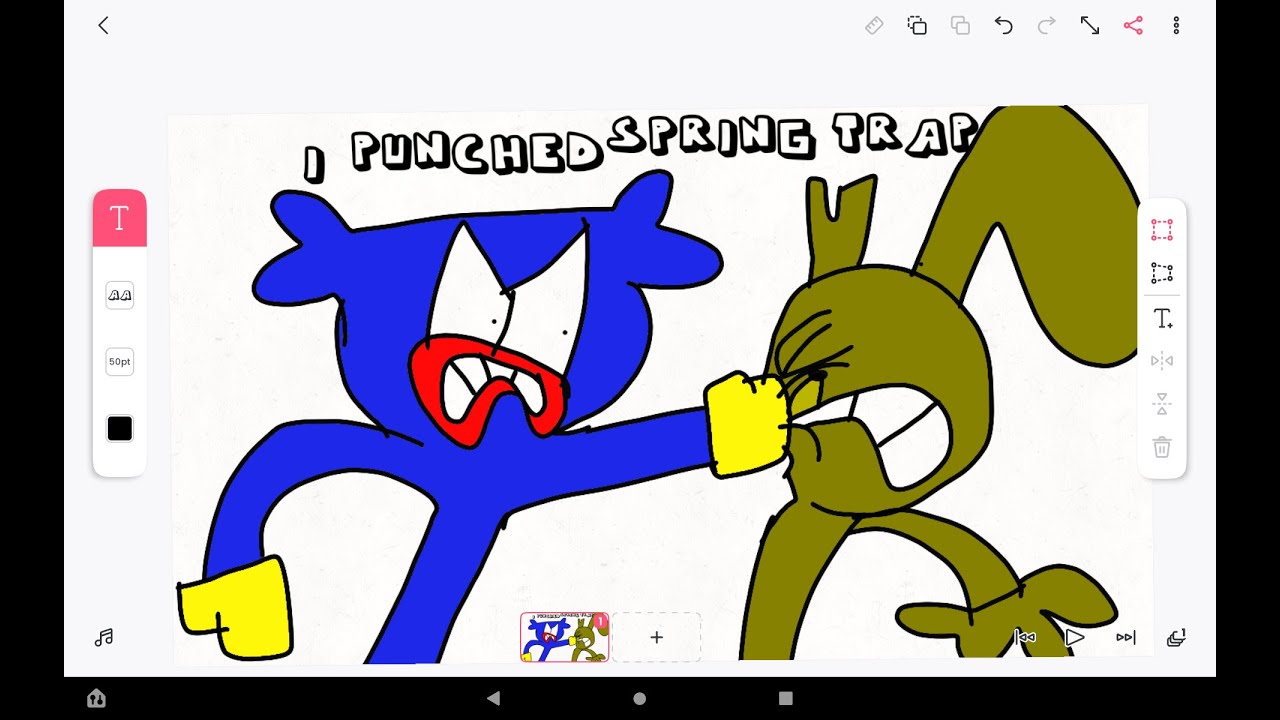 I punch spring trap Really hard - YouTube