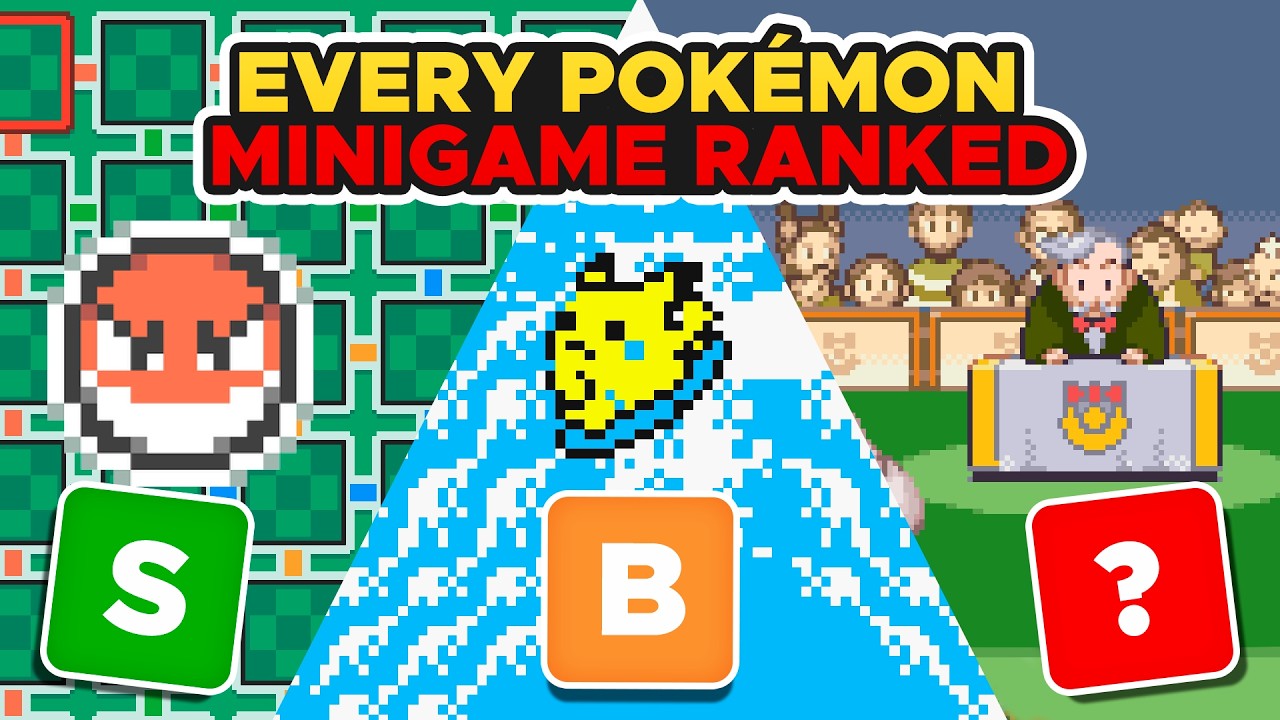 I Played Every Pokémon Minigame from Gen 1-9... and Ranked 'Em All ...