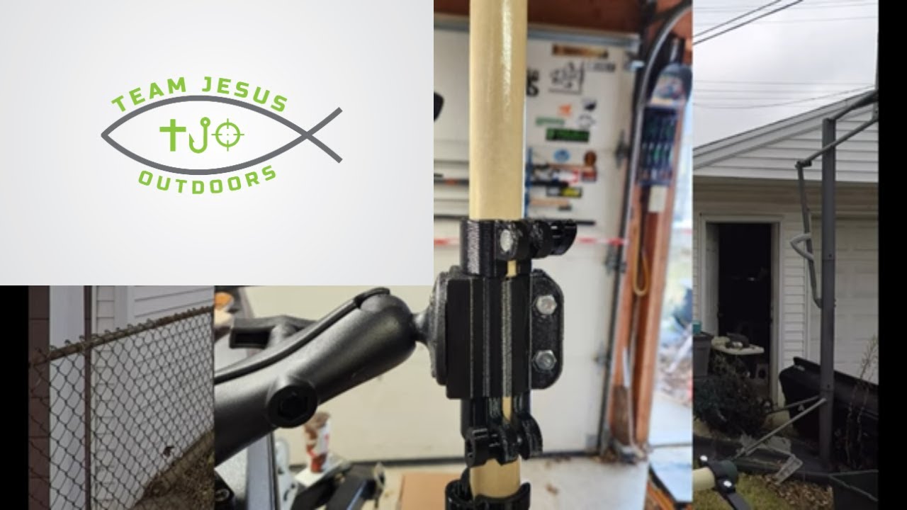 Best BUDGET TRANSDUER POLE for Foward Facing Sonar - Ice fishing and ...