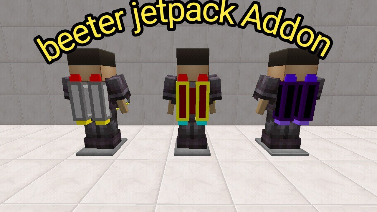 verter jetpack Addon para Minecraft pe 1.16... - YouTube
