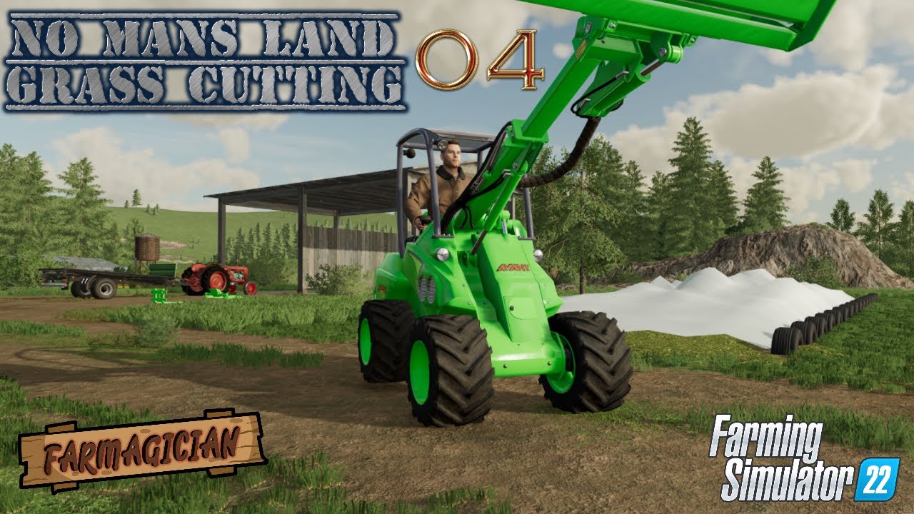 Grass Cutting | Farming simulator 22 - No Mans Land - YouTube