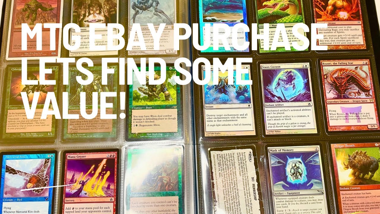 MTG Ebay Purchase - Is there any value? 7th Edition Foils, Nemesis ...