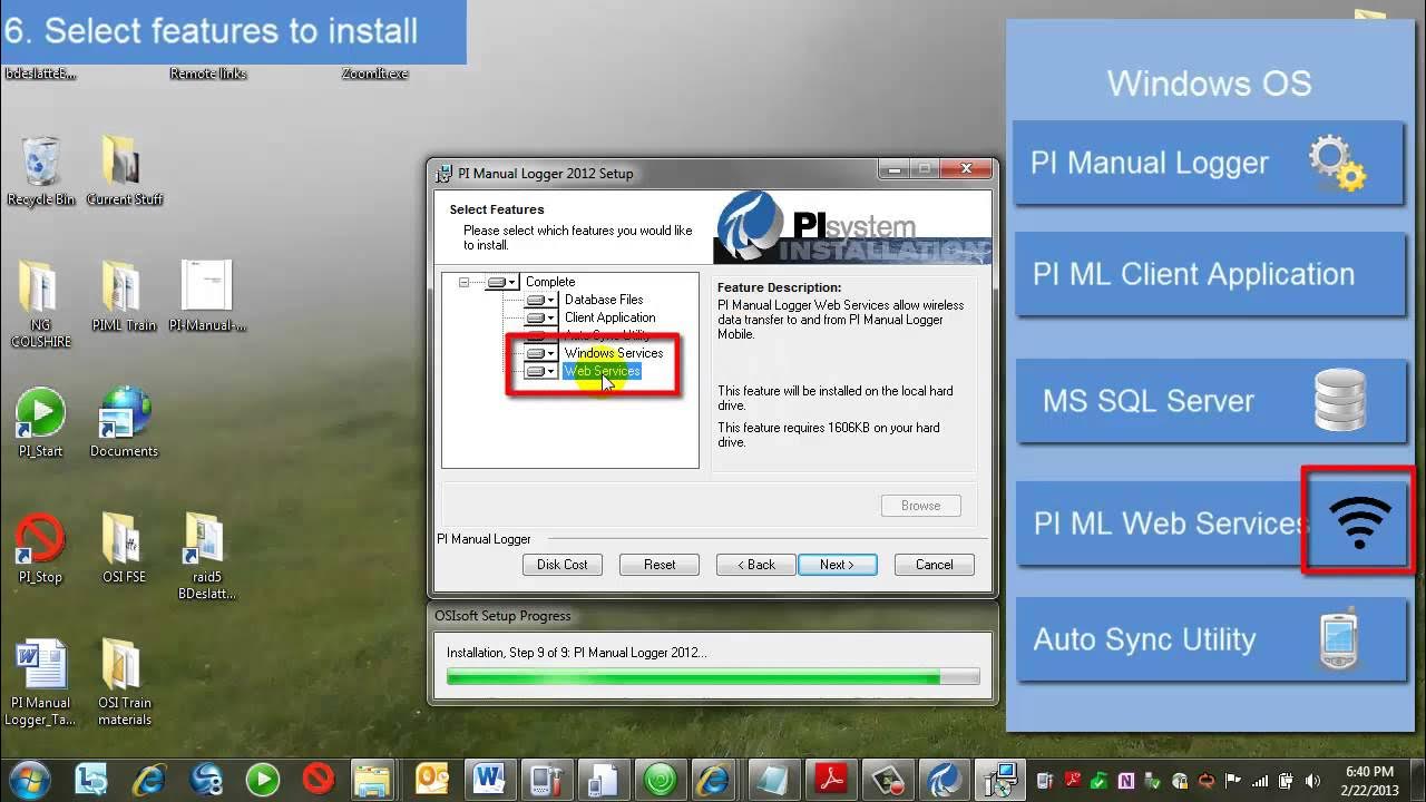 OSIsoft: Install PI Manual Logger Walkthrough [PI ML 2012] - YouTube