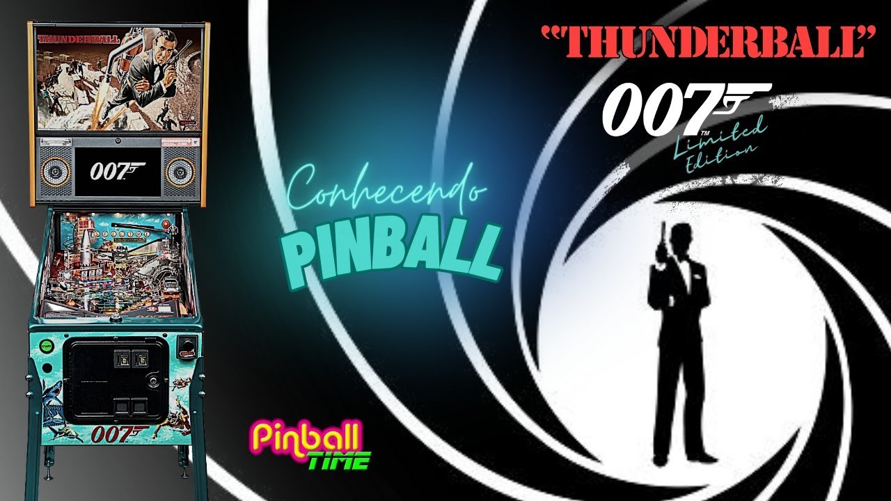 Pinball JAMES BOND LE - LIMITED EDITION - THUNDERBALL - STERN PINBALL ...