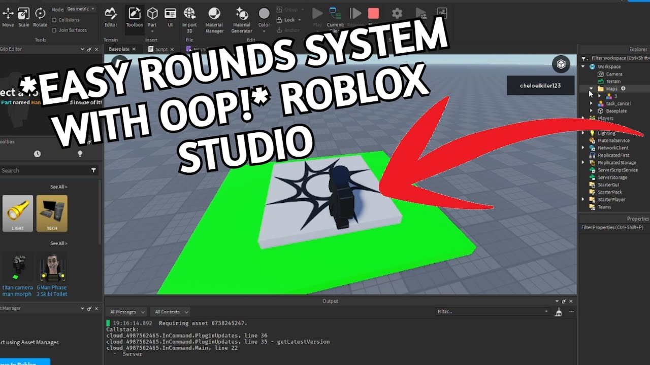 How To Create A Rounds System EASILY With OOP | Beginner Roblox Studio ...