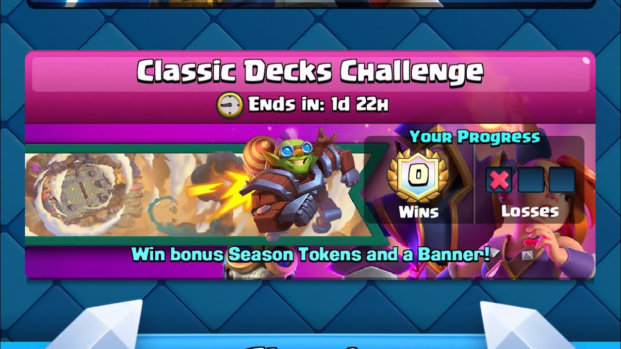 Classic Decks Challenge Fail #clashroyale - YouTube