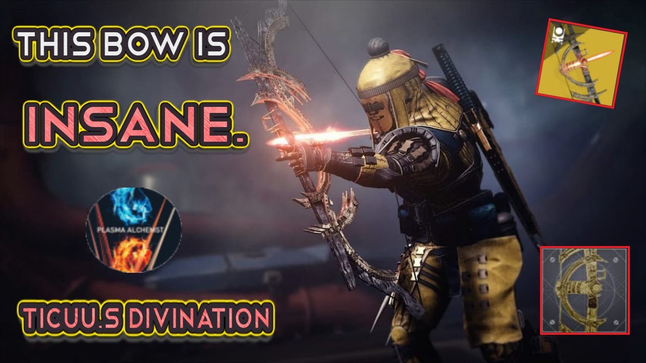 Destiny 2 : Ticcu's Divination - The God of Bows - Hunter Build - YouTube