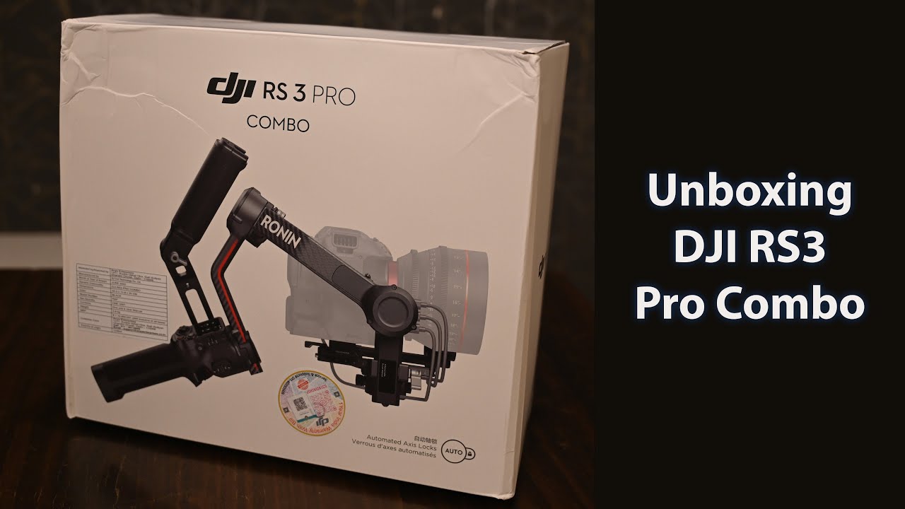 Unboxing Gimbal - DJI RS3 Pro Combo - YouTube