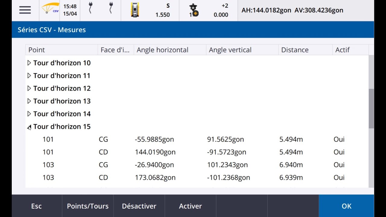Application ALLNAV Rounds pour Trimble Access - YouTube