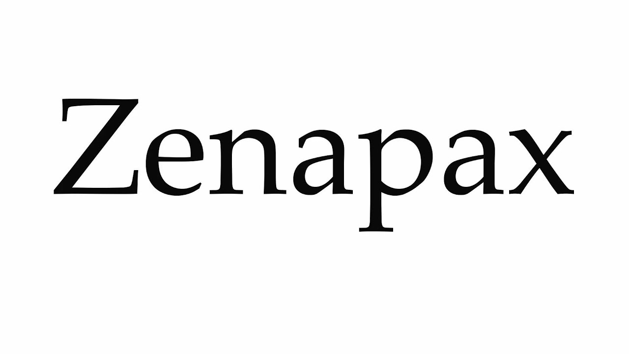 How to Pronounce Zenapax - YouTube