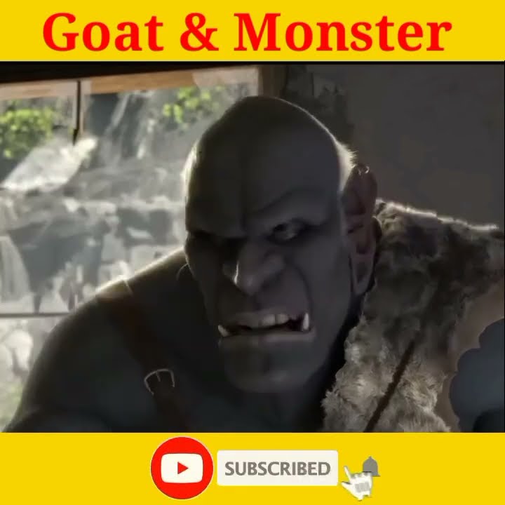 Goat & Monster 🐐👹 #shorts #shortsvideo #youtubeshorts #Falak_Shorts071 ...