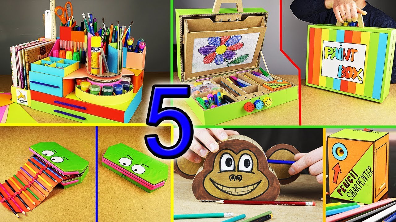 5 Amazing DIY ideas for SCHOOL (compilation) - YouTube