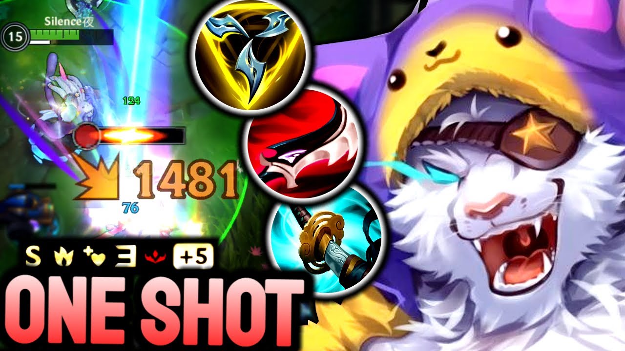 RENGAR ONE SLAP BUILD!! (S RATING) 1481 CRIT ON A CHAMPION.. THIS ONE ...