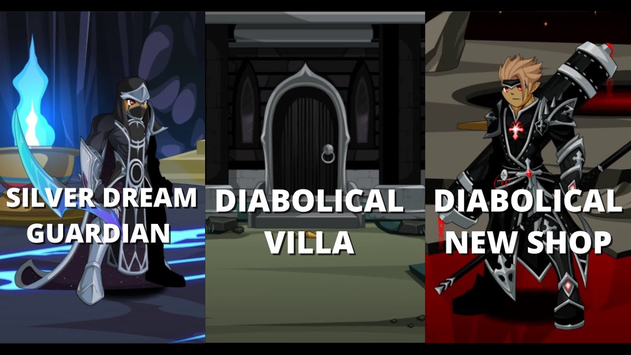 "AQW" Silver Dream Guardian, new Diabolical Item and house + Quest ...