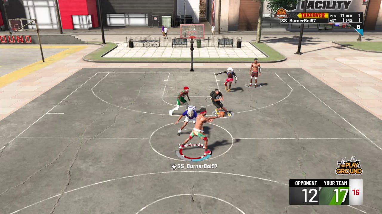 NBA 2K20_2way 3v3 dunk - YouTube