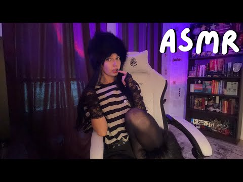 ASMR On Myself (Fabric Scratching, Skin Scratching, Mouth Sounds)