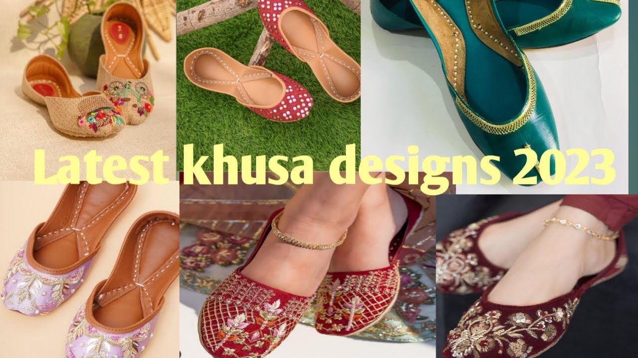 khussa design 2023|latest khussa design - YouTube