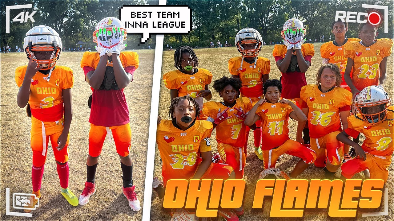 MY LITTLE BROTHER PLAYED IN HIS FIRST FOOTBALL GAME AND THE OHIO FLAMES ...