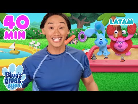 ¡40 minutos de aventuras al aire libre con Blue! | Pistas de Blue y tú