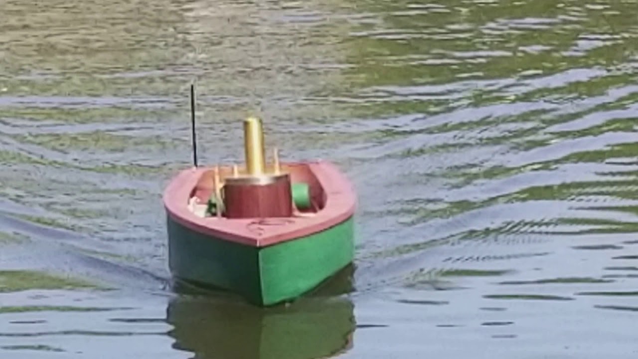 Handmade Working Model Steam RC Boat - YouTube